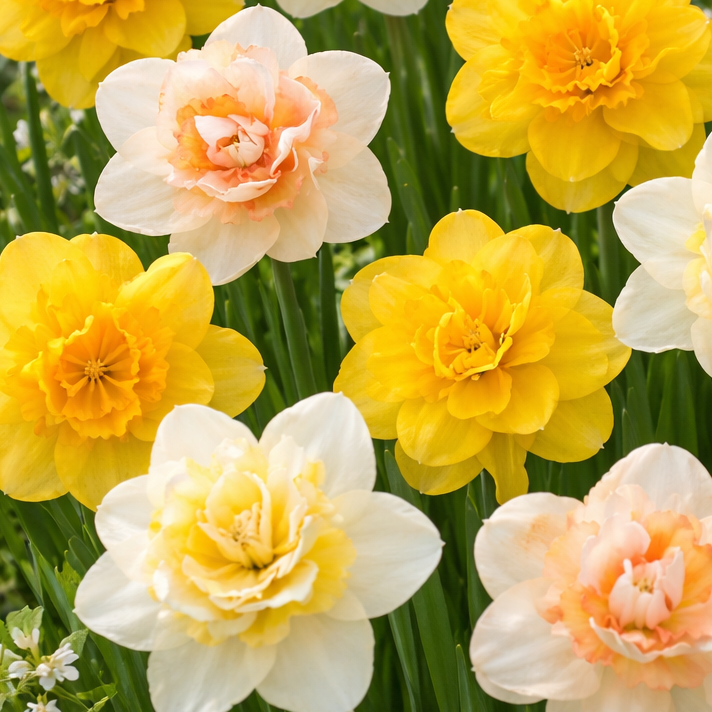 Daffodil Double ‘Double Mixture’ | Premium 12/14 cm Narcissus Bulbs ...
